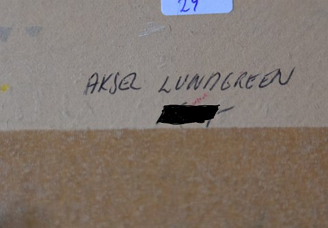 Kinnerup Antik & Porcelæn - Maleri med Klovn af Aksel Lundgreen